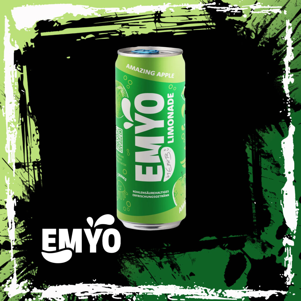 EMYO Limonade - Vegan - Amazing Apple Dose - 330ml - Baba-Trends